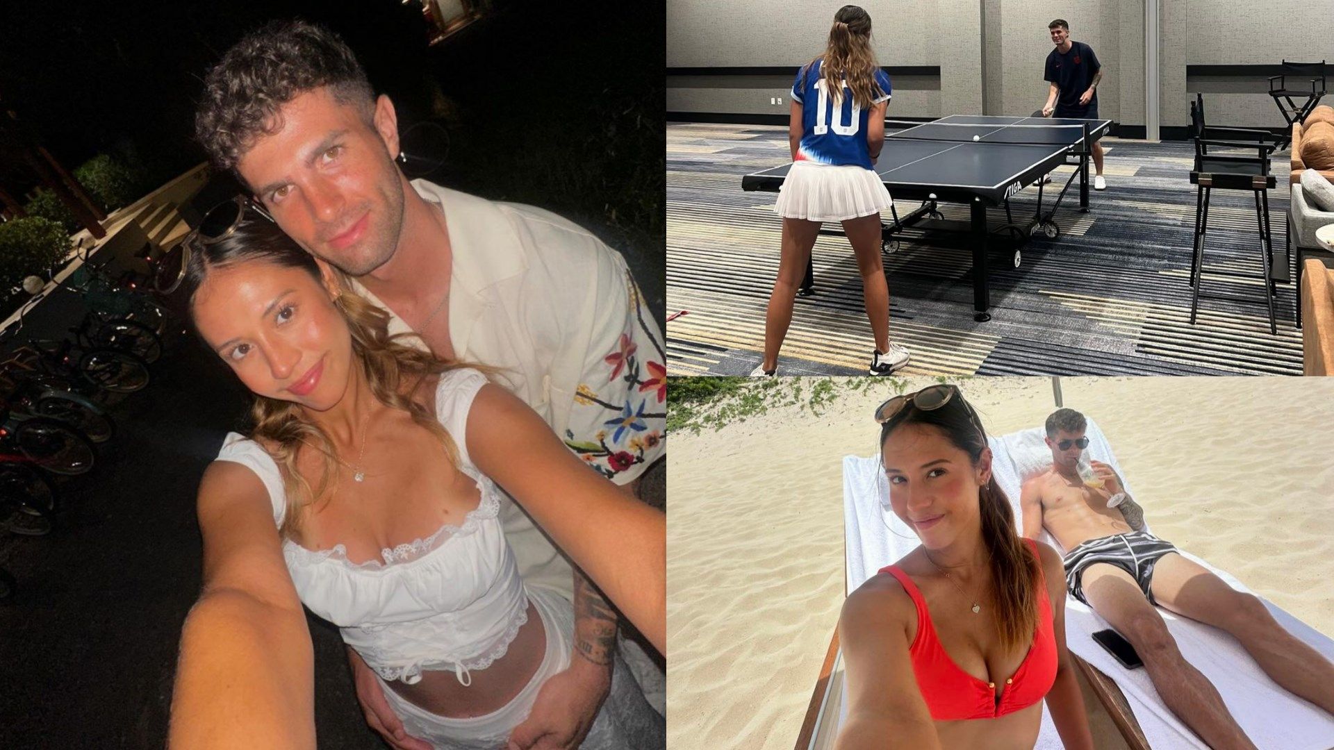Alexa Melton Wears Christian Pulisics No 10 Usmnt Shirt During Table